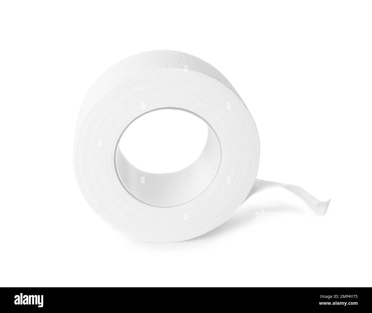Medical sticking plaster roll isolated on white Stock Photo - Alamy