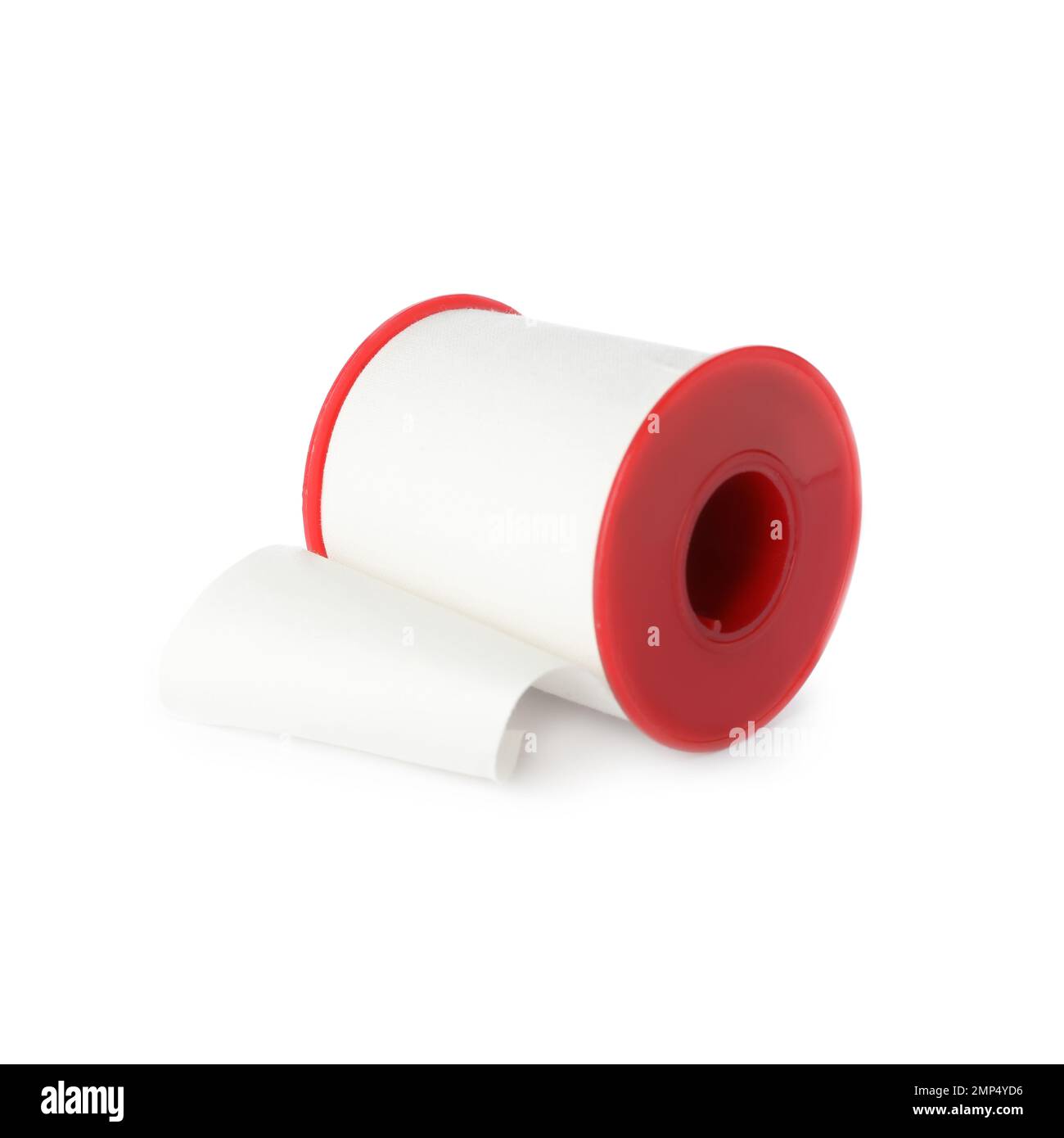 Medical sticking plaster roll isolated on white Stock Photo - Alamy