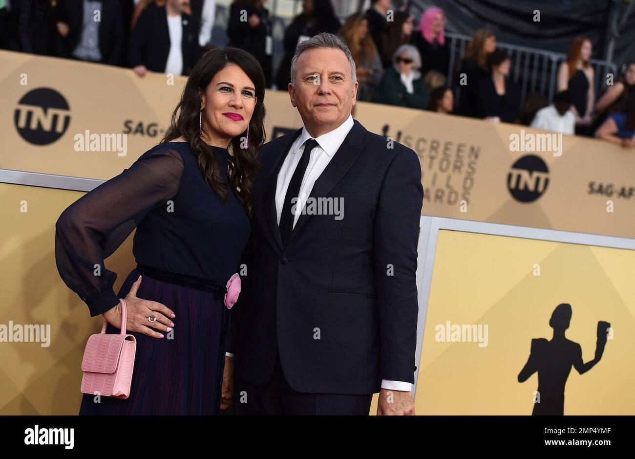 Paula Ravets, left, and Paul Reiser arrive at the 24th annual Screen ...