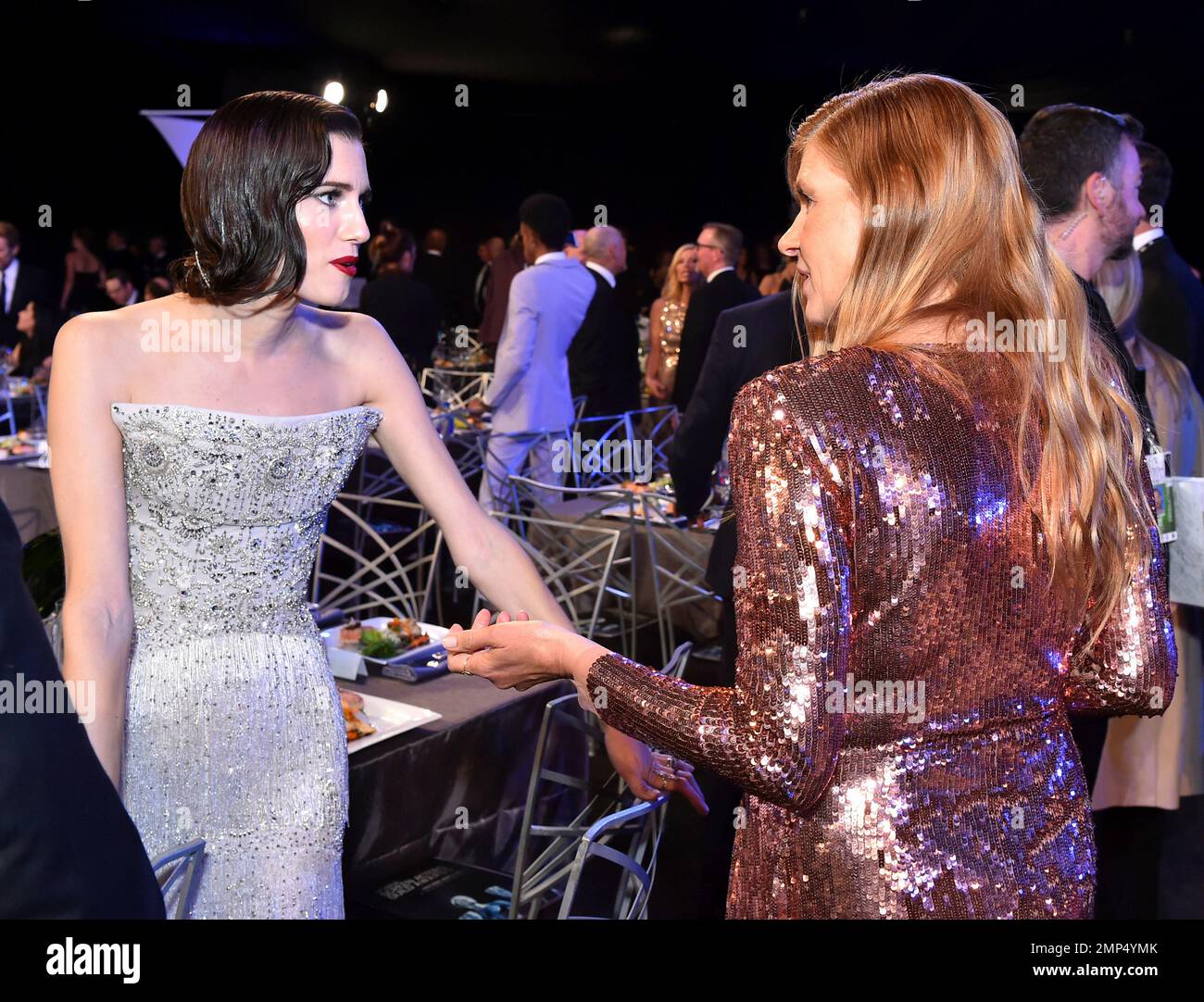 Allison Williams, left, and Connie Britton attend the 24th annual ...