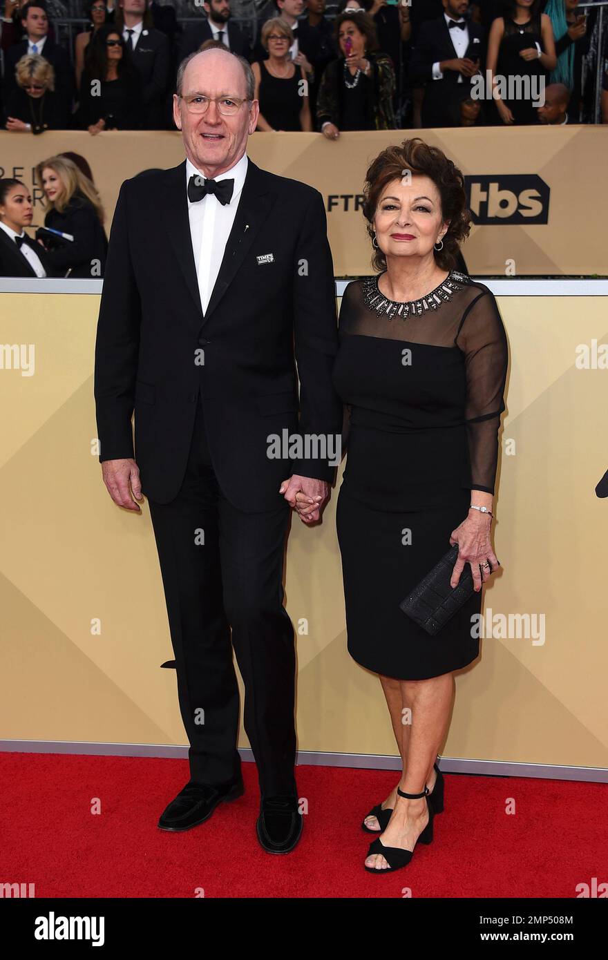 Richard Jenkins, left, and Sharon R. Friedrick arrive at the 24th ...