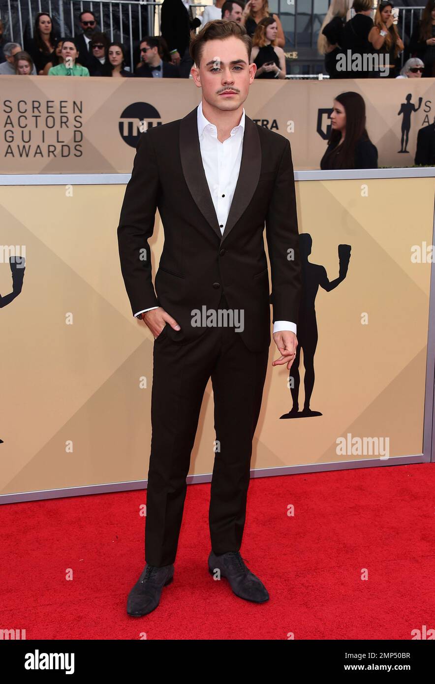 Dacre Montgomery arrives at the 24th annual Screen Actors Guild Awards ...