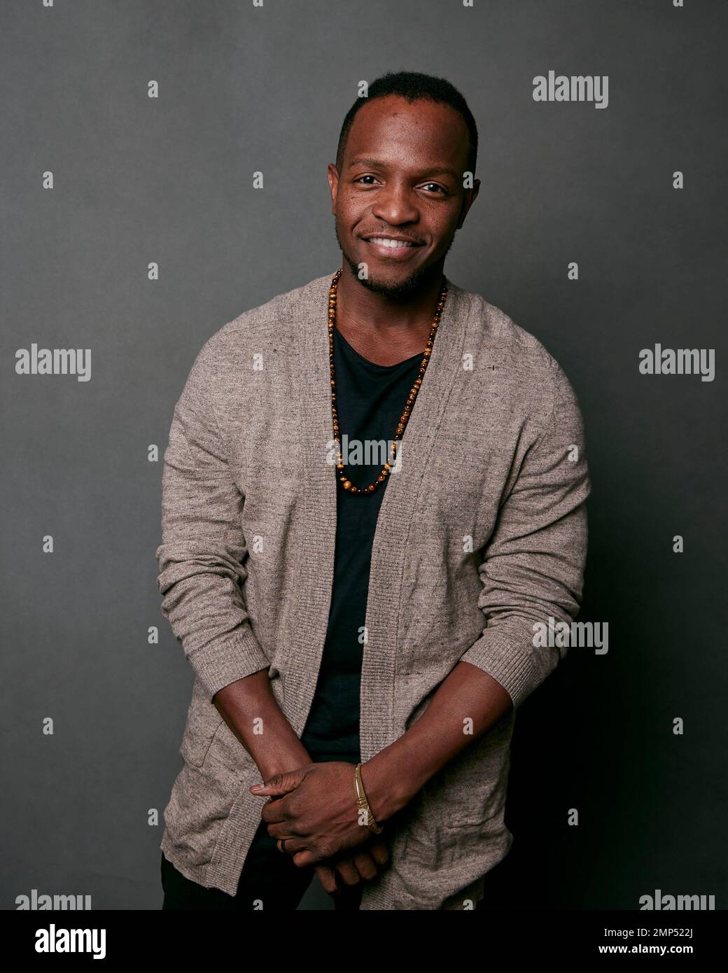 Writer Qasim Basir poses for a portrait to promote the film, "A Boy. A ...