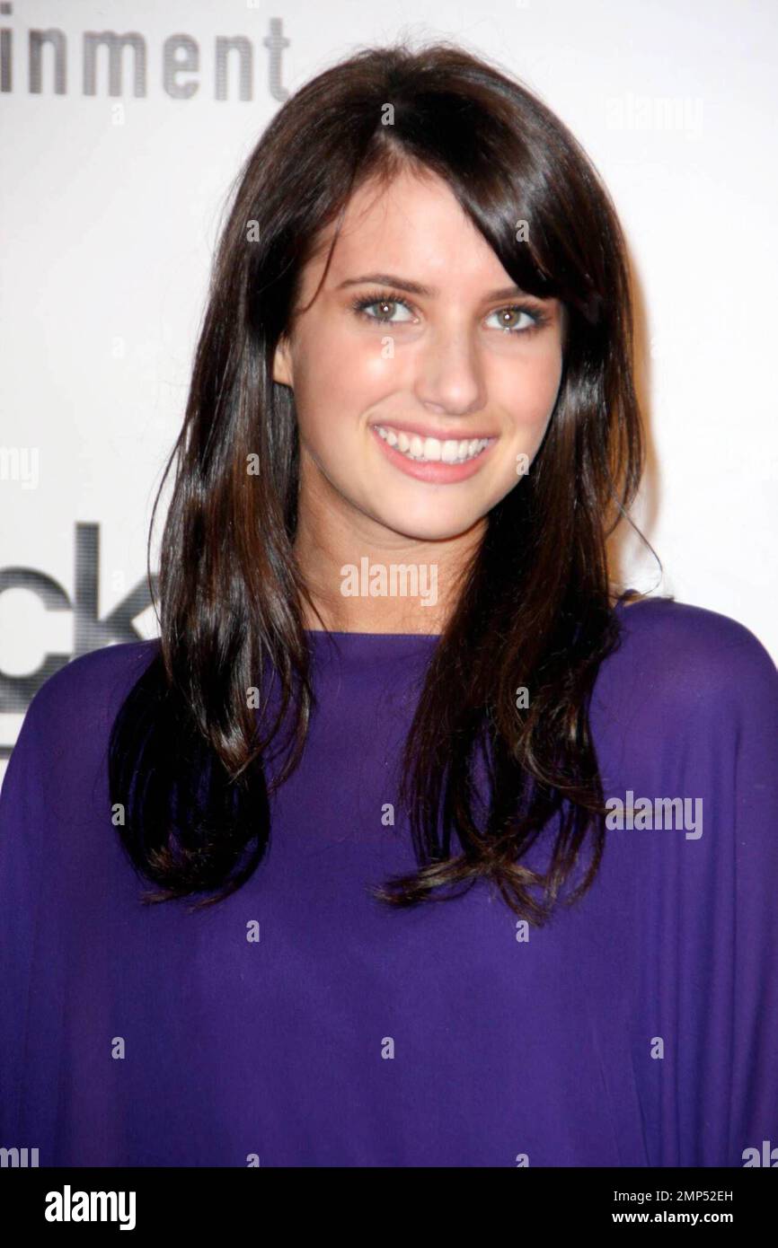 Emma Roberts walks the red carpet at the New Year's Party at The ...