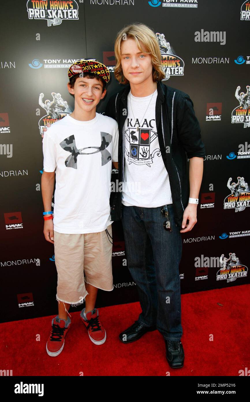 Mitchie Brusco and Lou Wegner attend the 9th Annual Tony Hawk Stand Up ...