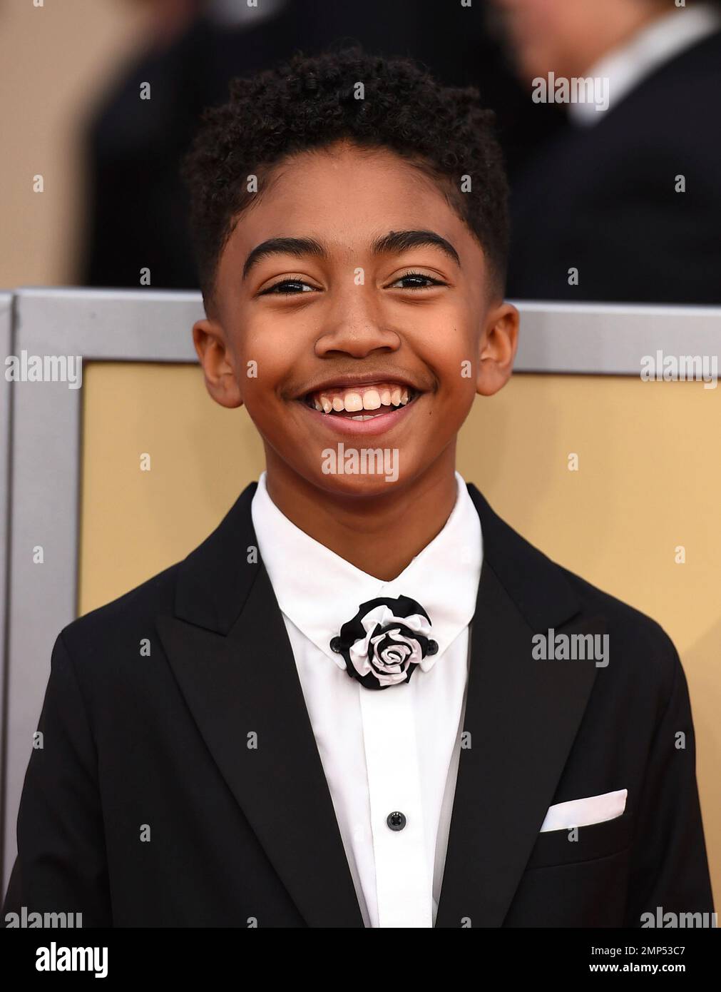 Miles Brown arrives at the 24th annual Screen Actors Guild Awards at the Shrine Auditorium ...