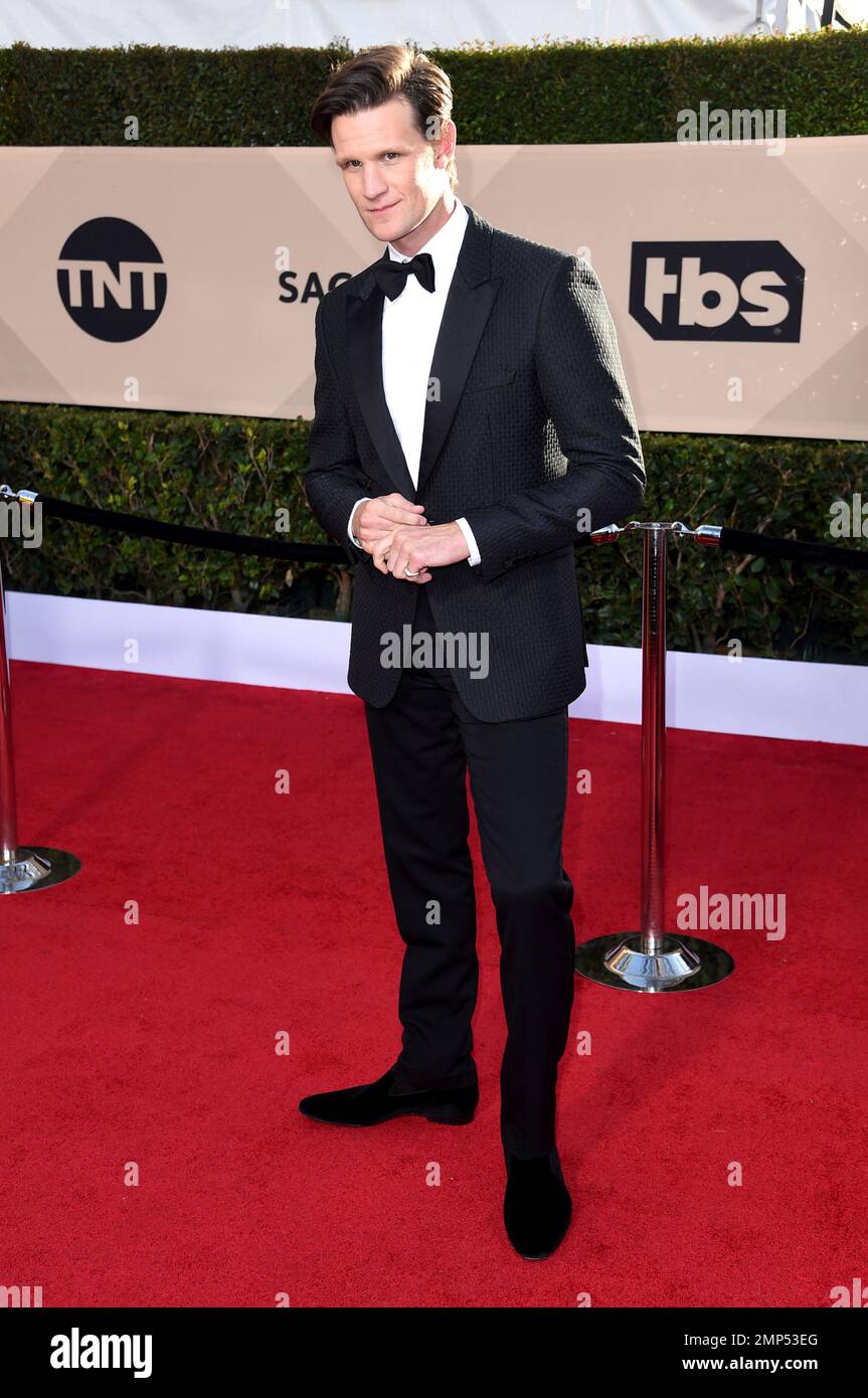 Matt Smith arrives at the 24th annual Screen Actors Guild Awards at the ...