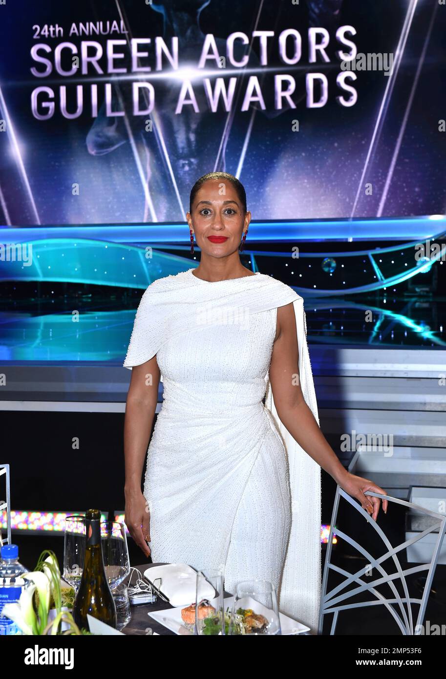 Tracee Ellis Ross attends the 24th annual Screen Actors Guild Awards at ...