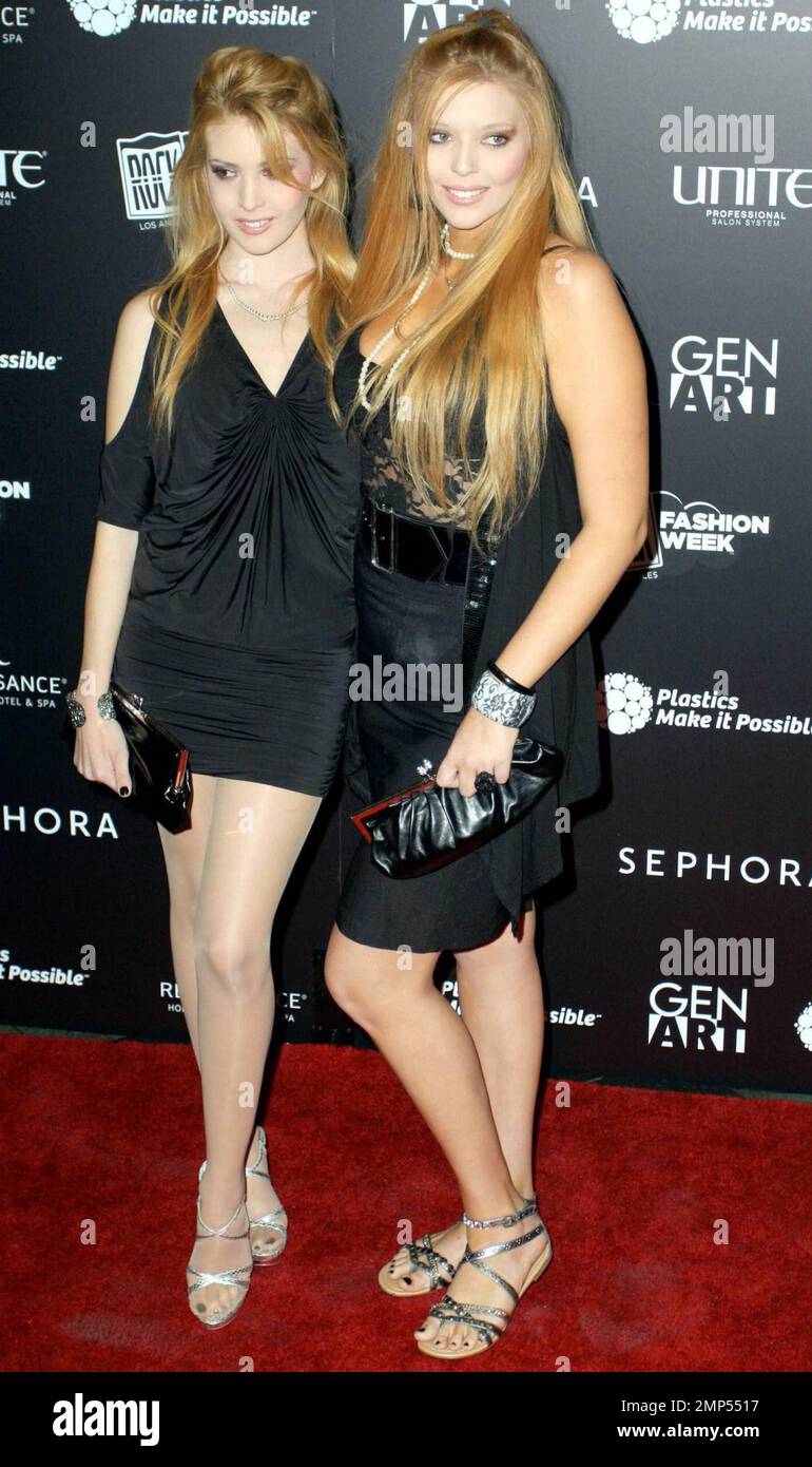 Kristy and Lindsay Landers at GenArt's 12th Annual Fresh Faces In ...