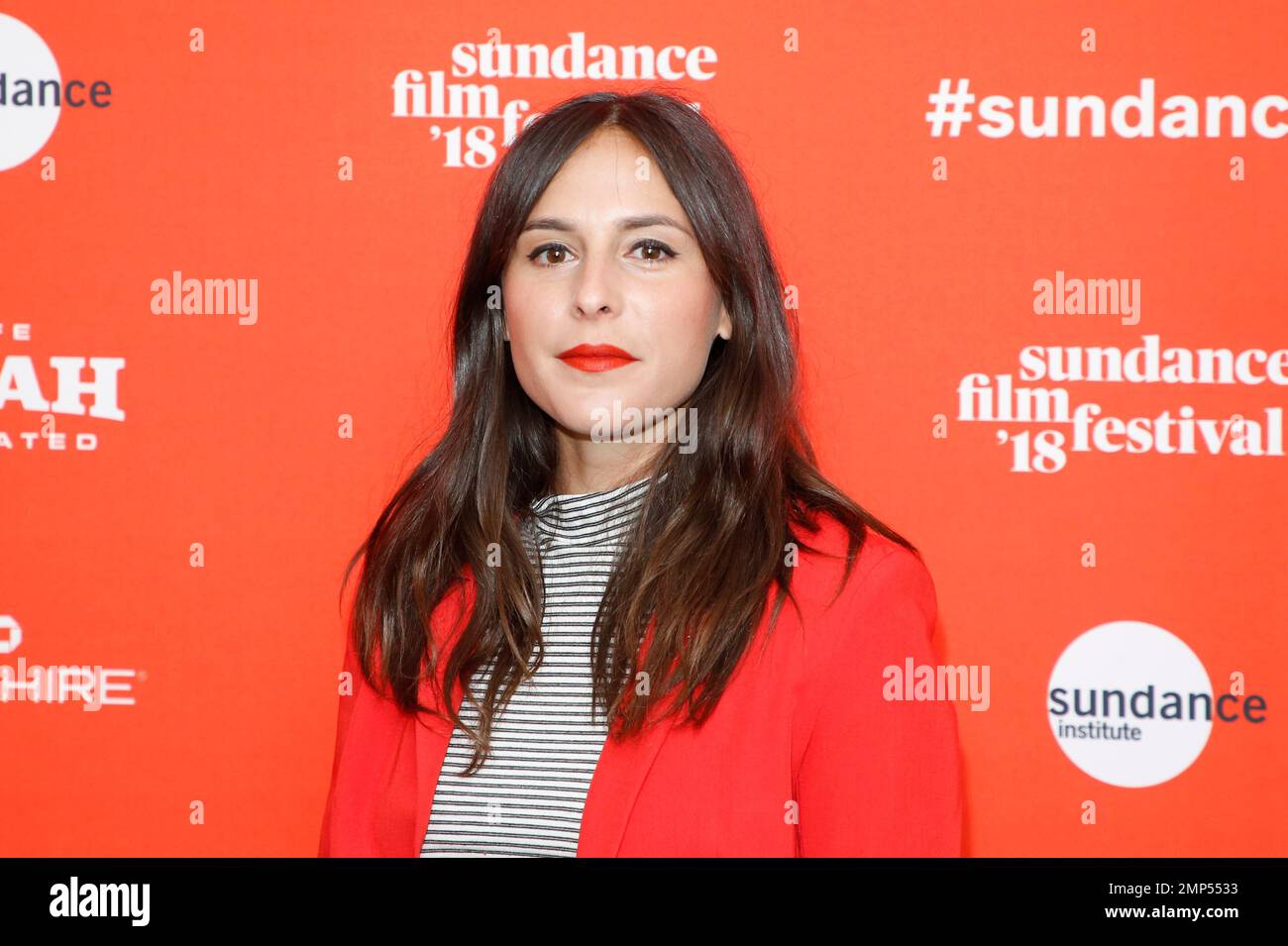 Producer Hannah KS Canter poses at the premiere of "Seeing Allred ...