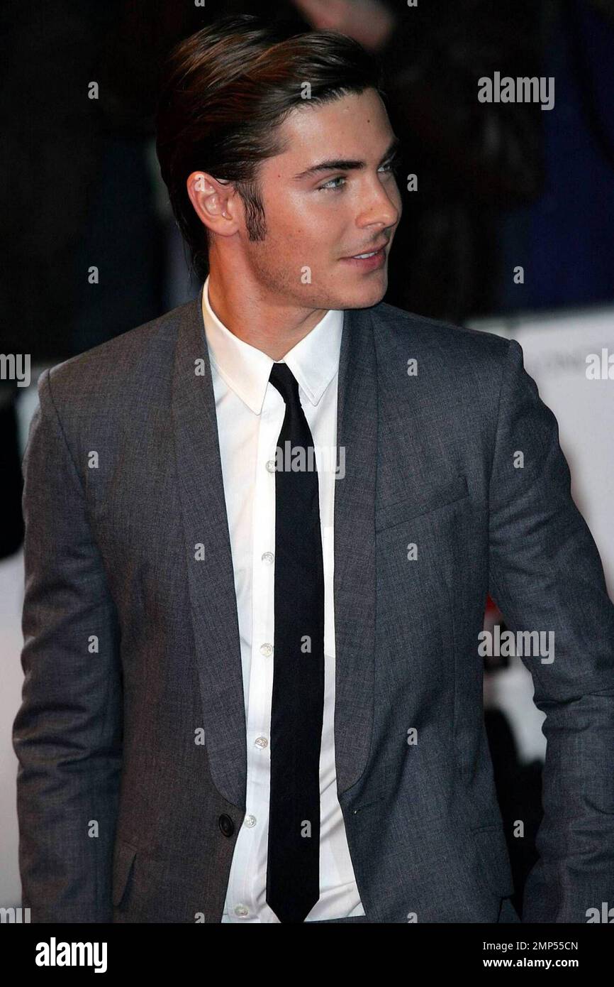 Zac Efron attends the UK Premiere of "17 Again" held at the Odeon West ...