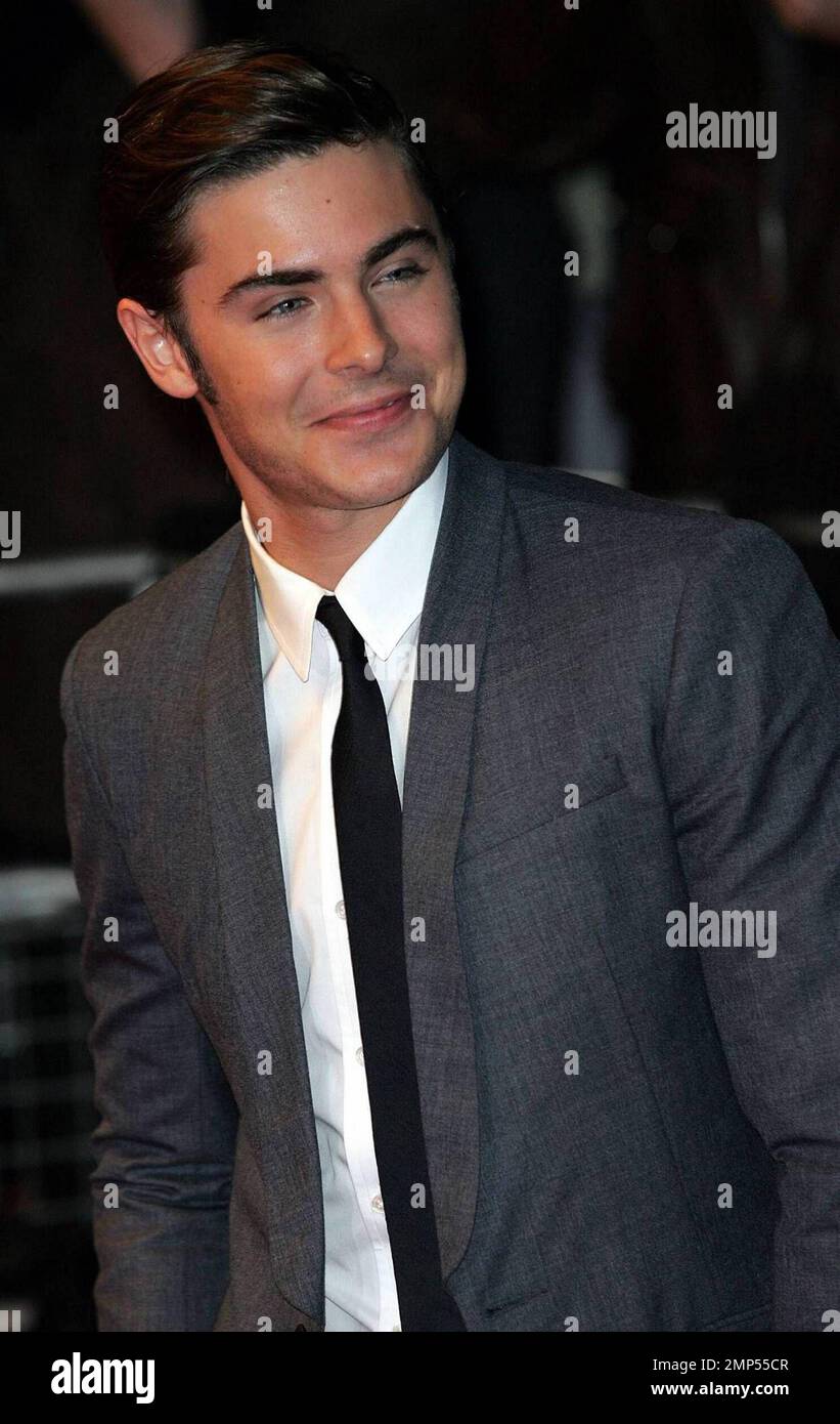 Zac Efron attends the UK Premiere of "17 Again" held at the Odeon West ...