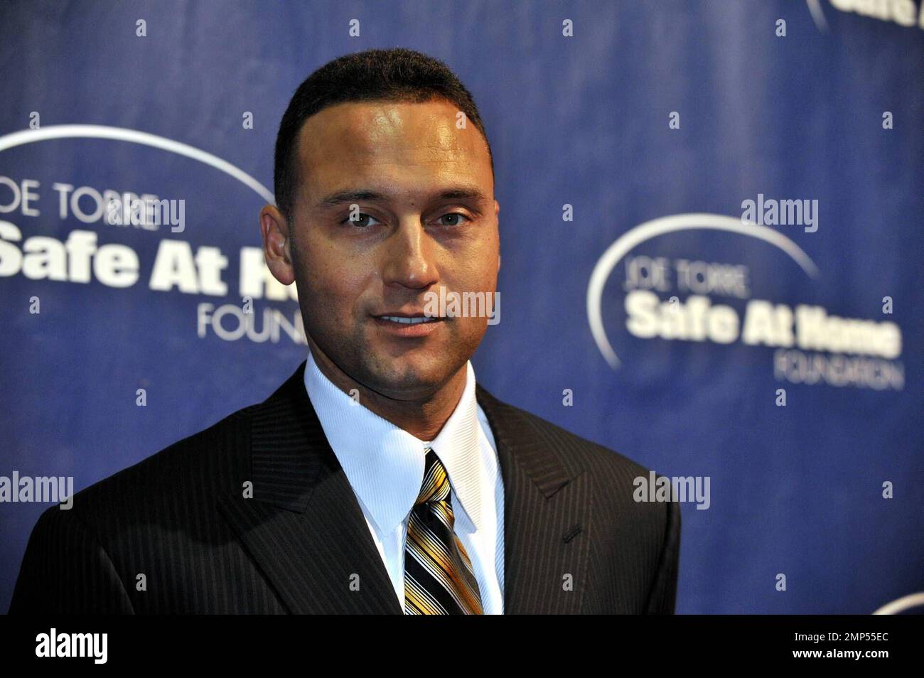 Derek Jeter at Joe Torre's Reuniting the 1998 World Champion Yankee ...