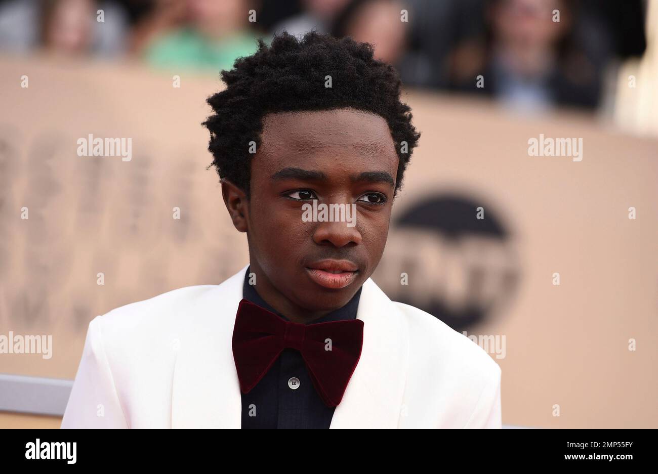 Caleb McLaughlin arrives at the 24th annual Screen Actors Guild Awards ...