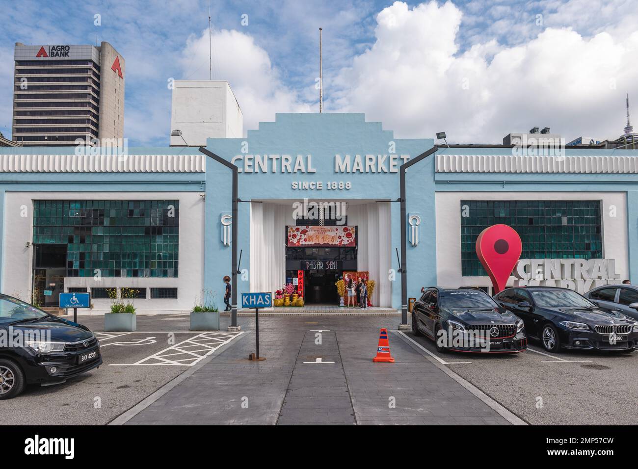 January 10, 2023: Central Market Kuala Lumpur located next to Klang ...