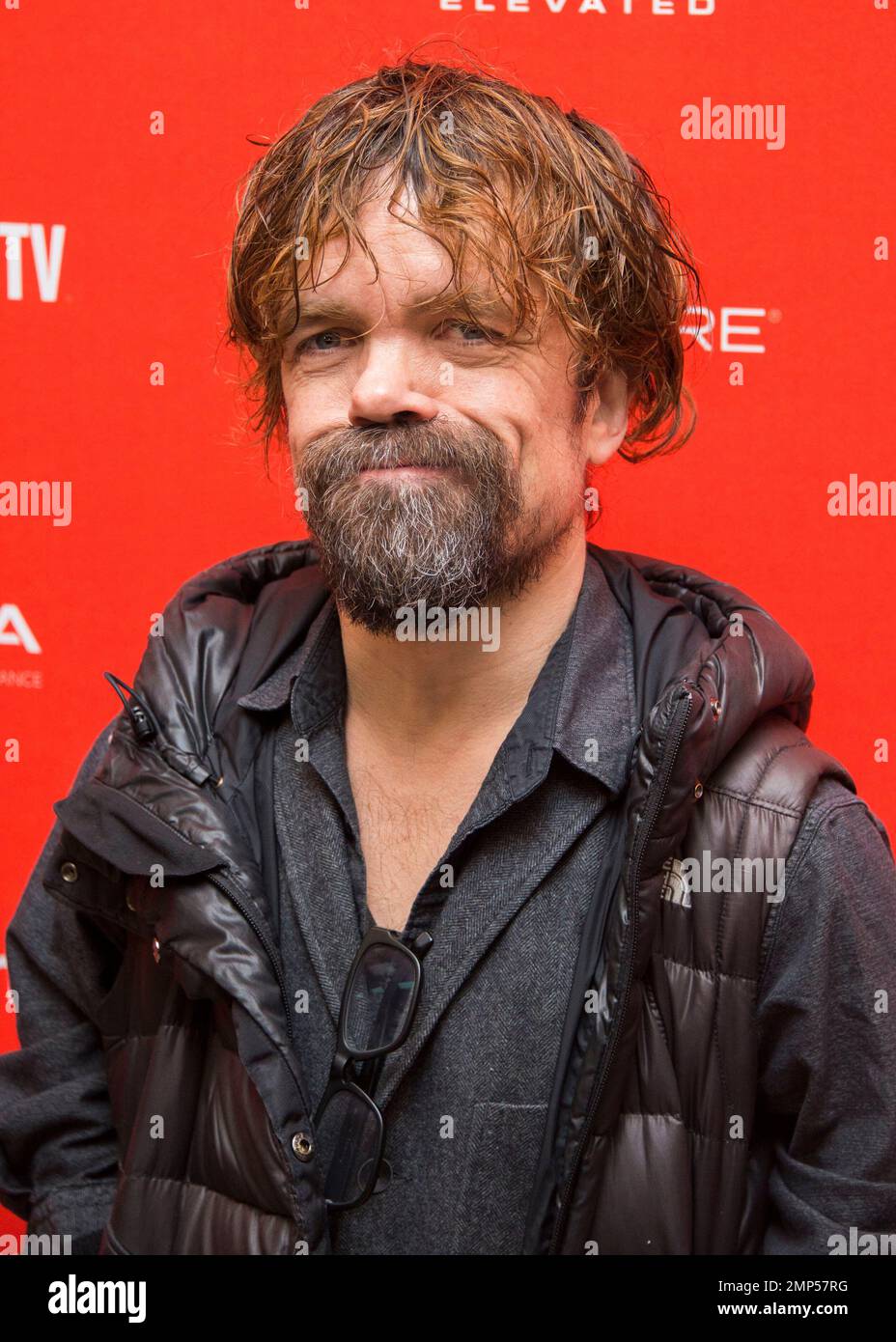 Actor Peter Dinklage poses during the premiere of "I Think We're Alone ...