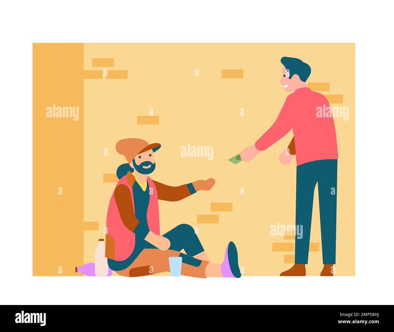 Asking money Stock Vector Images - Alamy