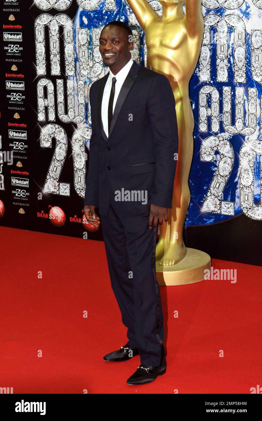 Akon attends the 2008 World Music Awards in Monte Carlo. The World ...
