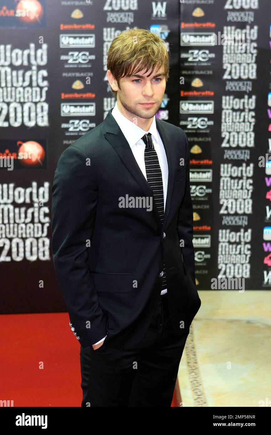 Chace Crawford attends the 2008 World Music Awards in Monte Carlo. The ...