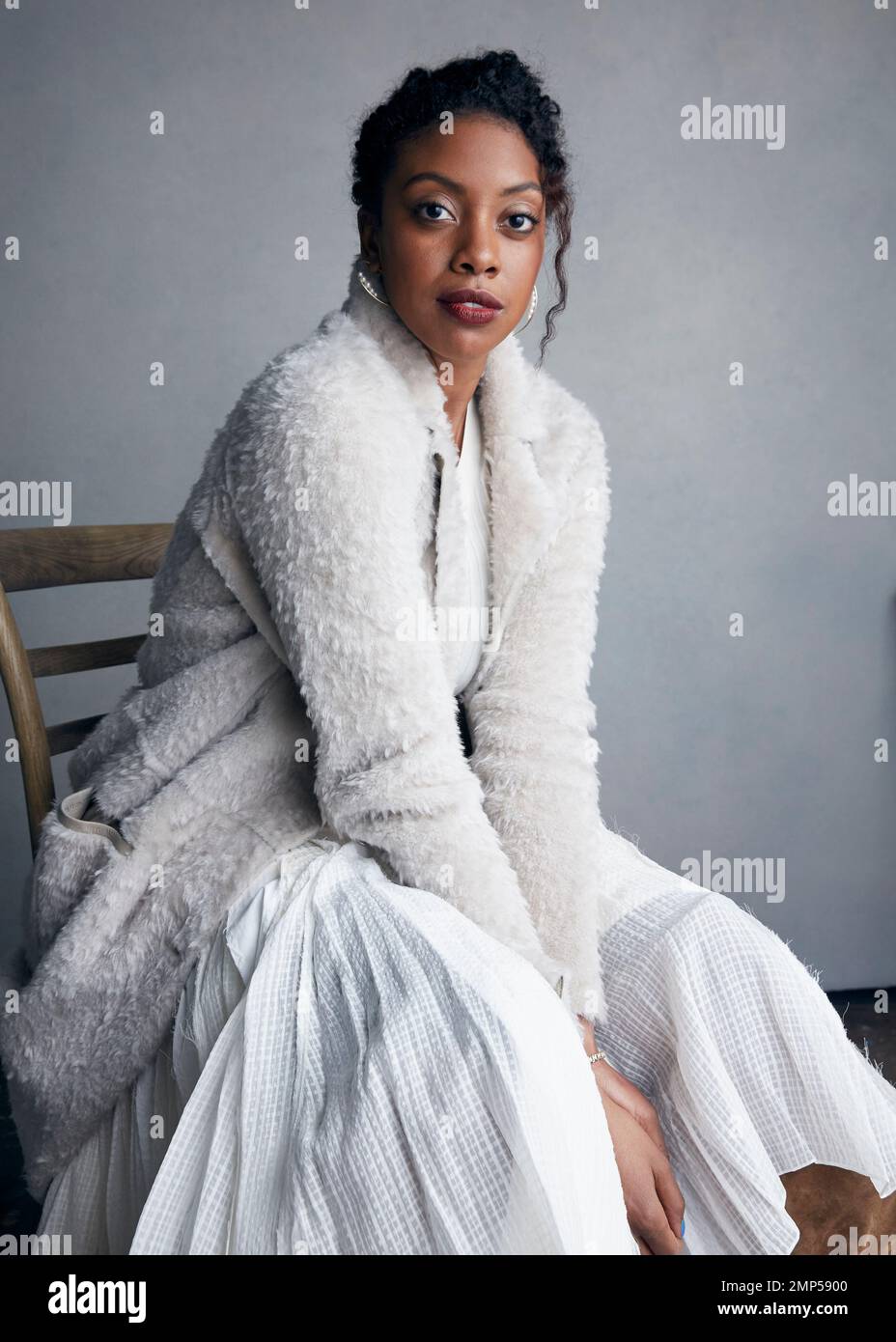 Condola Rashad poses for a portrait to promote the film, "Come Sunday", at the Music Lodge ...