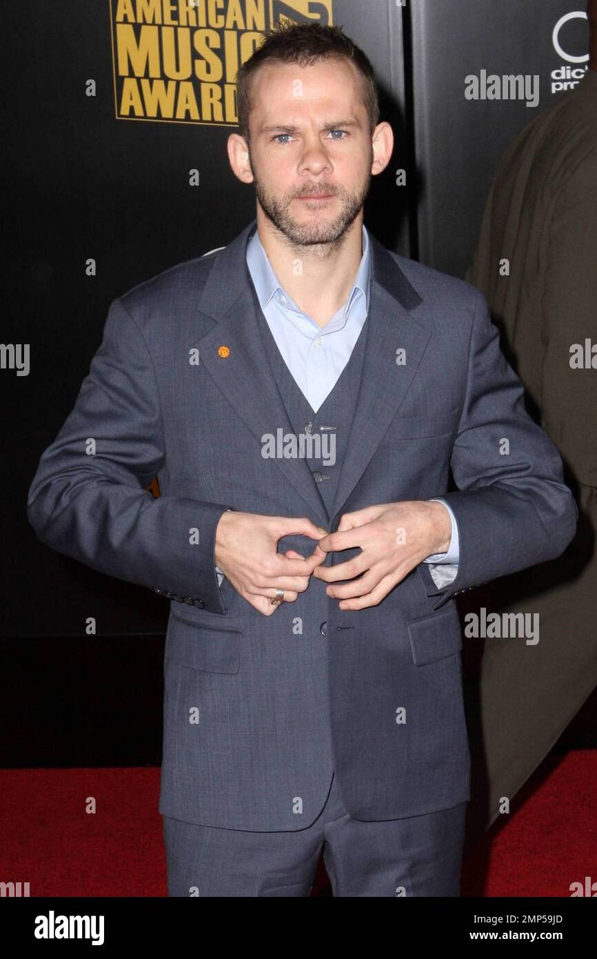 Dominic Monaghan at the 2009 American Music Awards at the Nokia Theatre ...