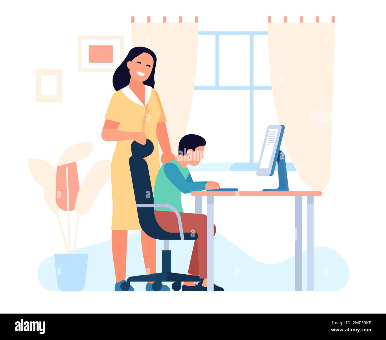 High school study home Cut Out Stock Images & Pictures - Alamy