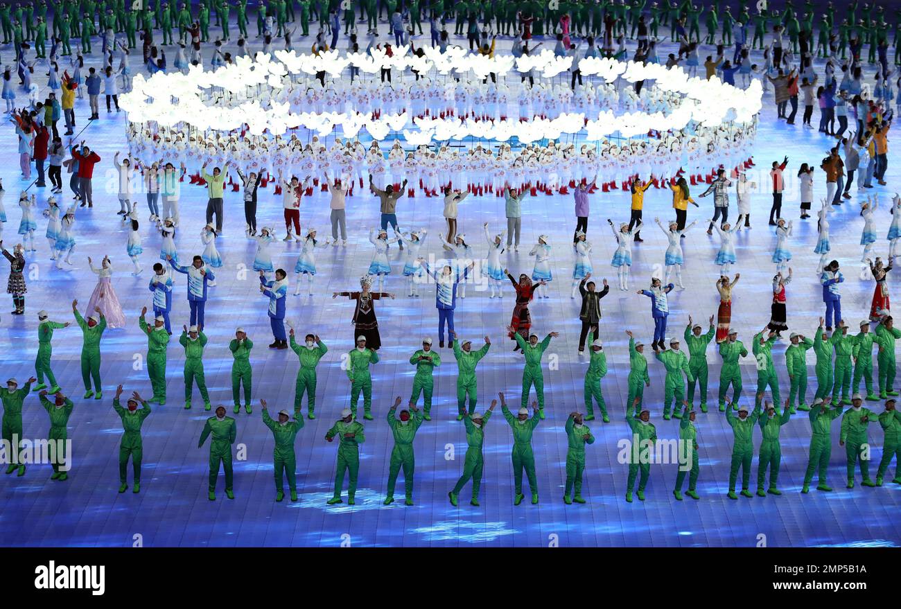 Opening Ceremony - Beijing 2022 Winter Olympics Day 0 Stock Photo - Alamy