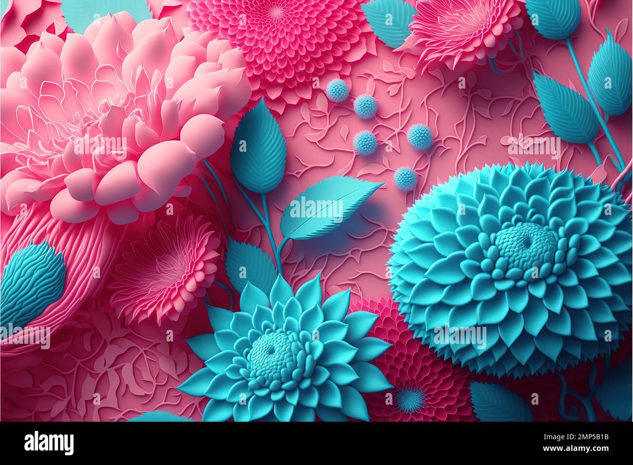 Flower reef vector hi-res stock photography and images - Alamy