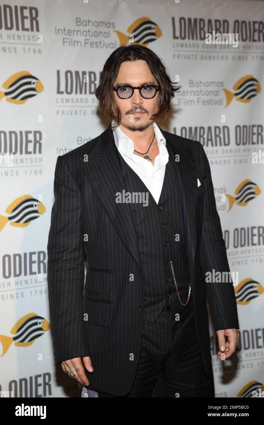 Johnny Depp at the Bahamas International Film Festival. Nassau, Bahamas ...