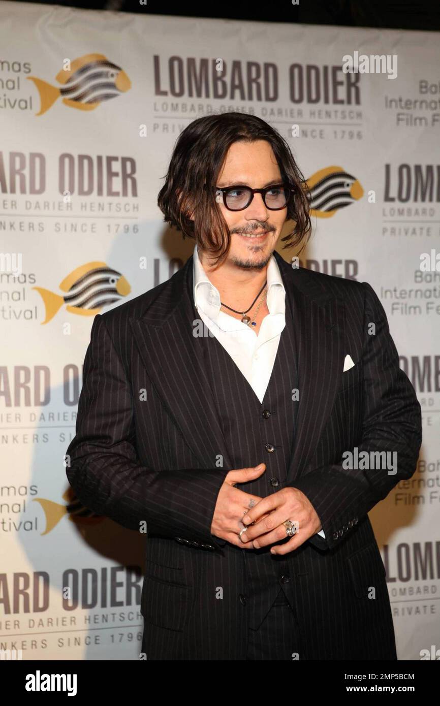Johnny Depp at the Bahamas International Film Festival. Nassau, Bahamas ...