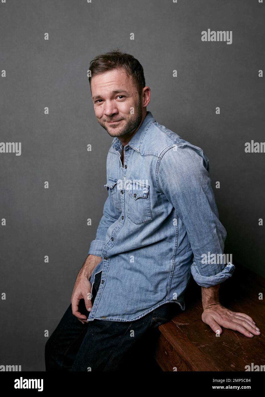 Austin Hebert poses for a portrait to promote the film, "Burden", at ...