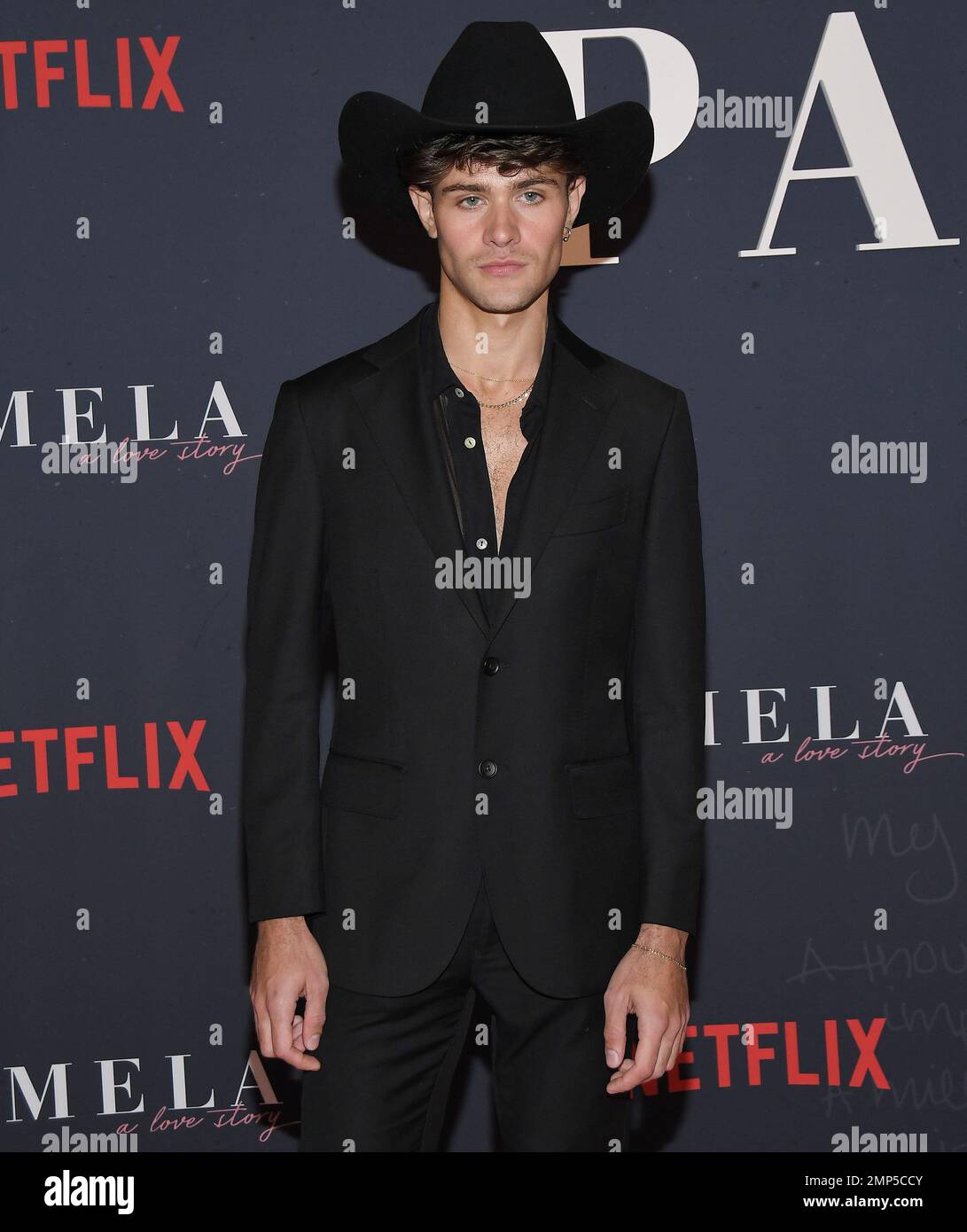 Ben Prince arrives at the Netflix Documentary PAMELA, A LOVE STORY ...