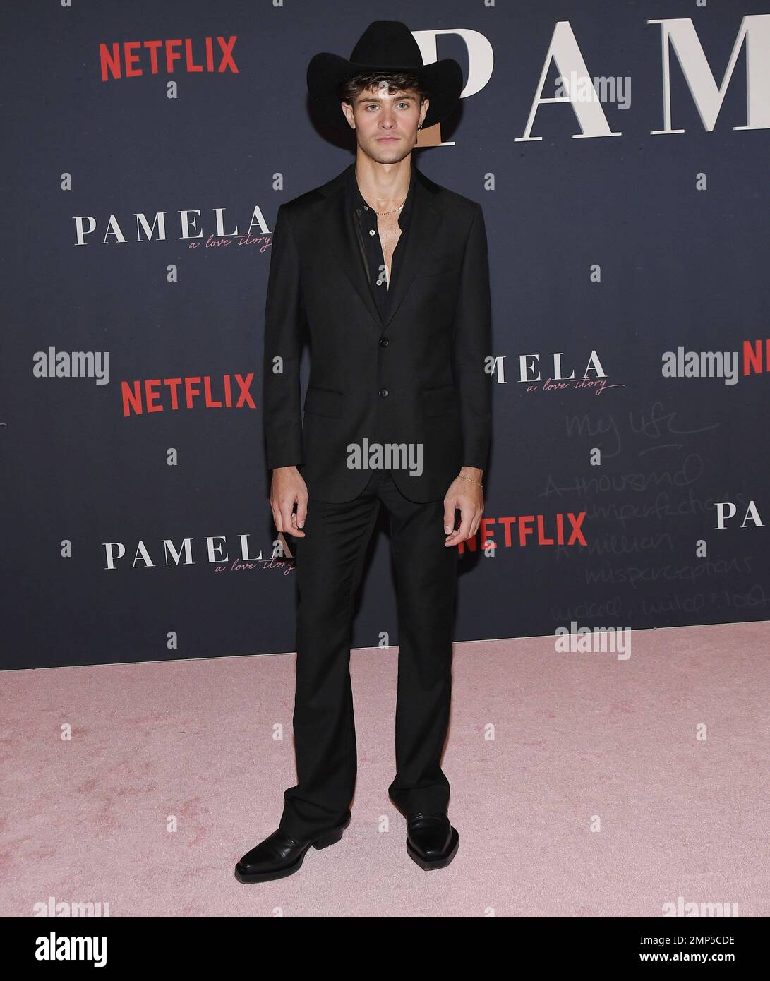 Ben Prince arrives at the Netflix Documentary PAMELA, A LOVE STORY ...
