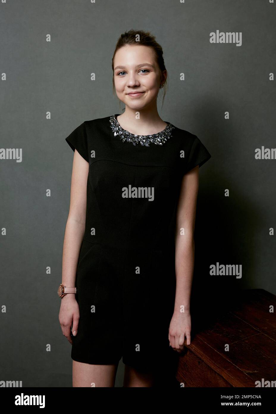 Isabelle Nelisse poses for a portrait to promote the film, "The Tale ...