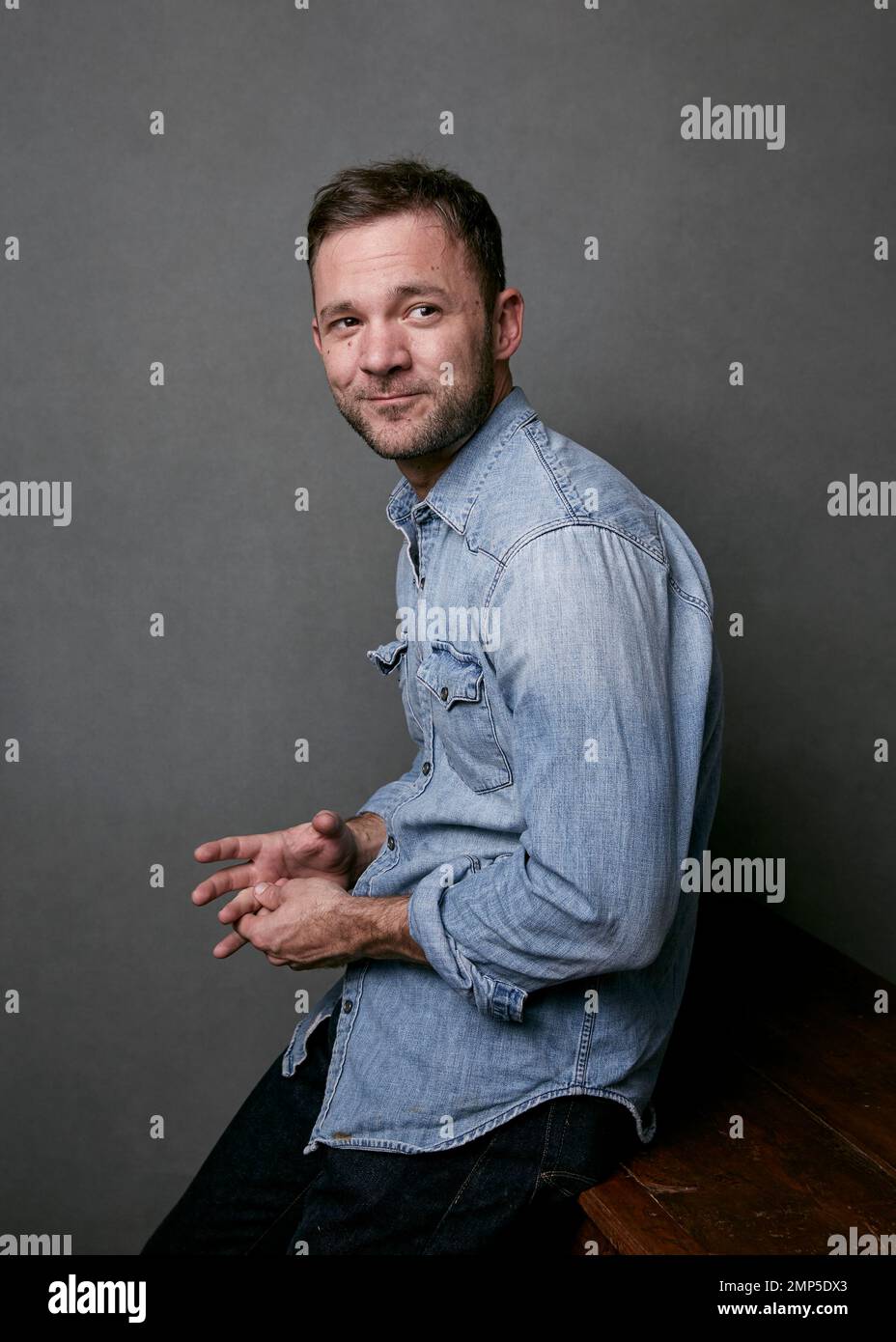 Austin Hebert poses for a portrait to promote the film "Burden" at the ...