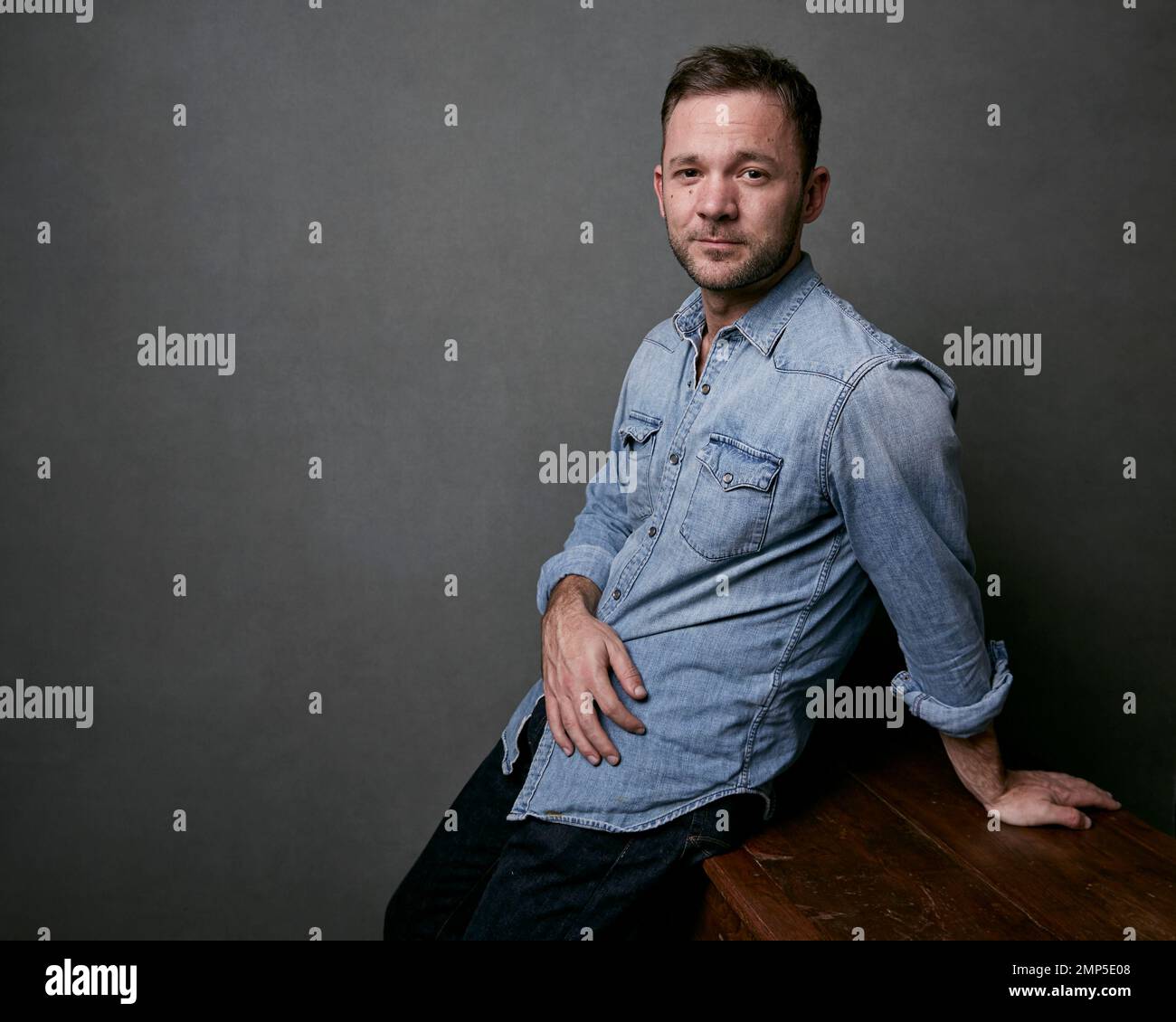 Austin Hebert poses for a portrait to promote the film "Burden" at the ...