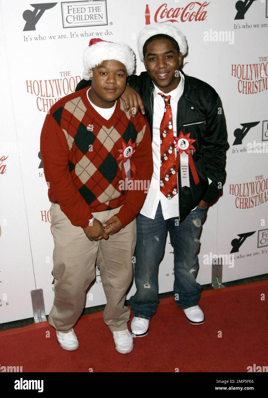 - Kyle Massey and Chris Massey at the Hollywood Christmas Parade 2009 ...