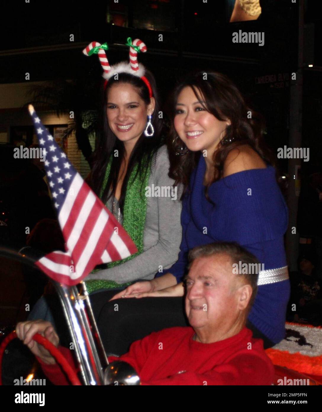 - Tiffany Michelle and Maria Ho at the Hollywood Christmas Parade 2009 ...