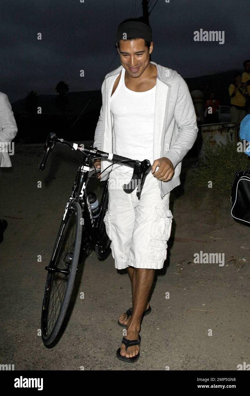 Mario Lopez competes in the Nautica Malibu Triathlon in Malibu, CA. 9 ...