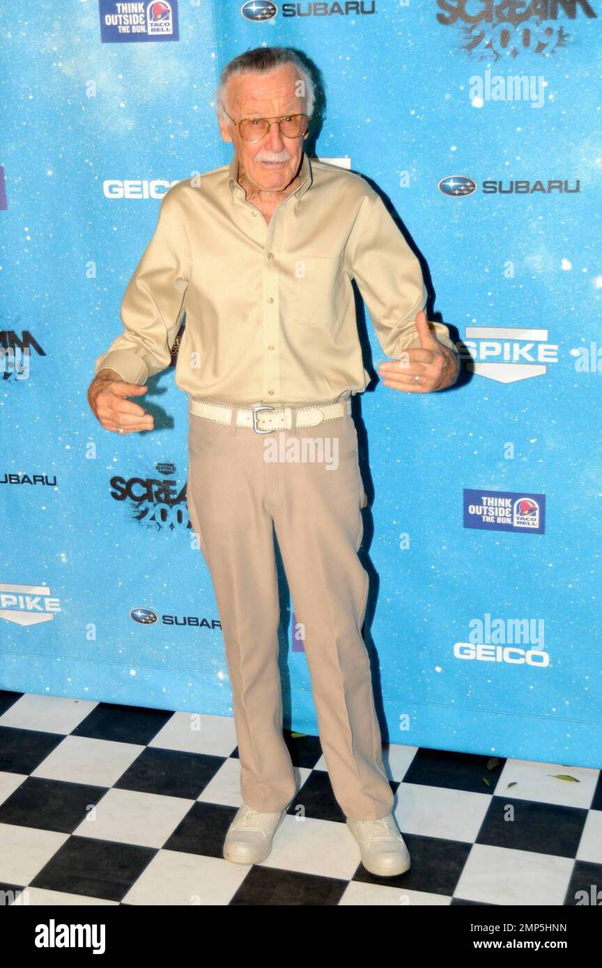 Stan Lee at the Spike TV 2009 Scream Awards, at the Greek Theater ...