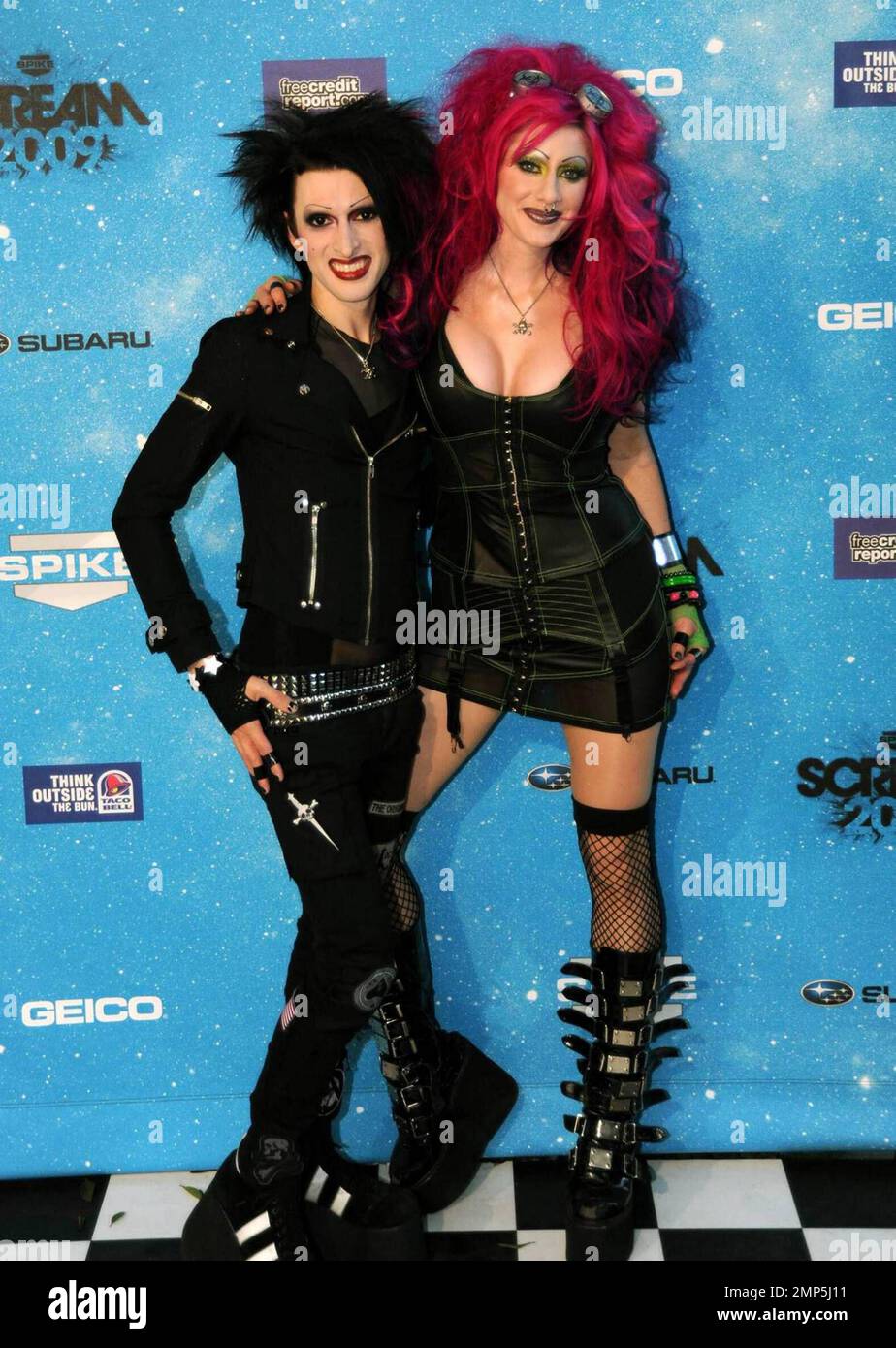 Kynt and Vyxsin of The Amazing Race at the Spike TV 2009 Scream Awards ...