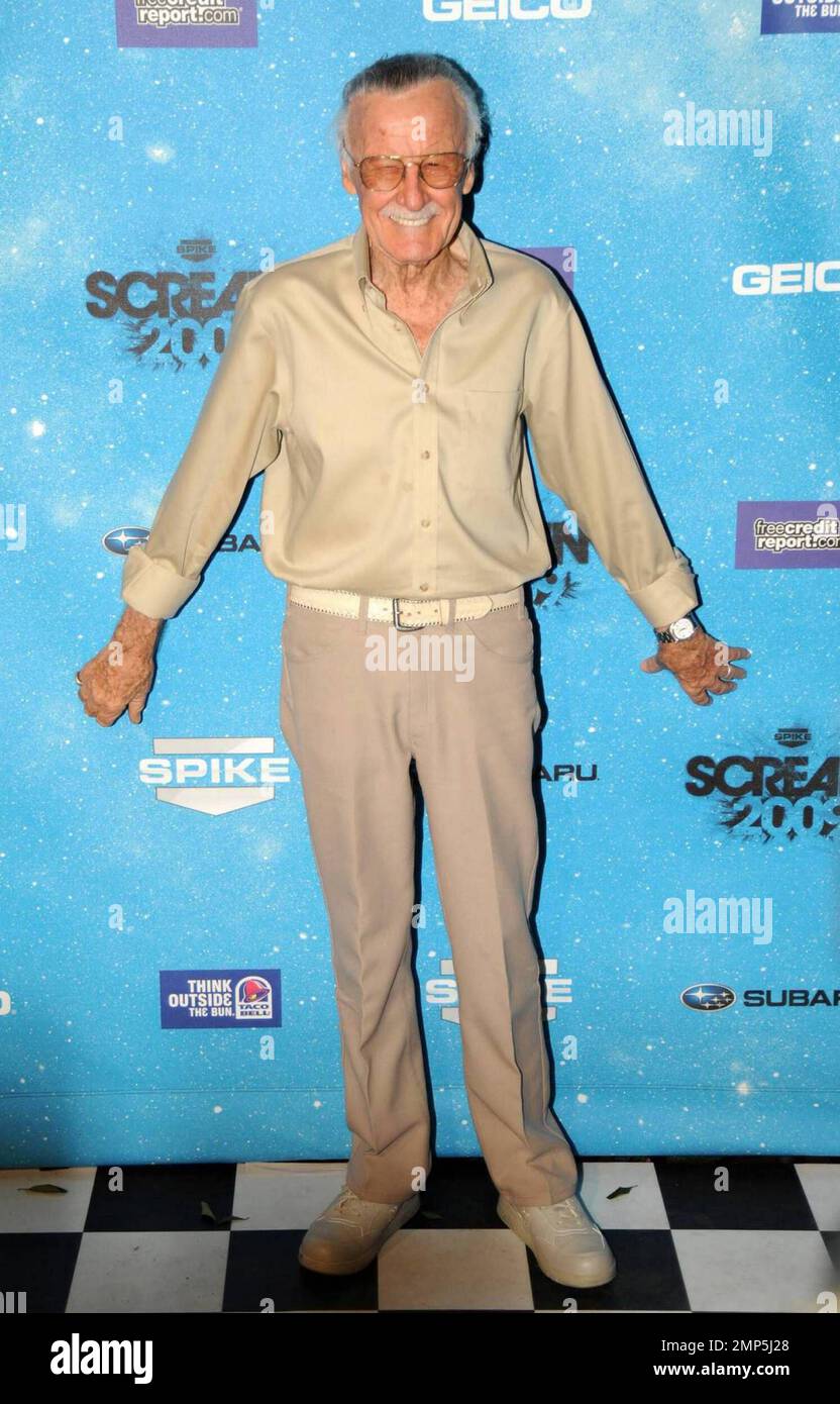 Stan Lee at the Spike TV 2009 Scream Awards, at the Greek Theater ...