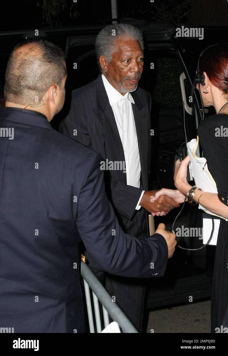 Morgan Freeman attends the 2009 Spike TV Scream Awards at the Greek ...