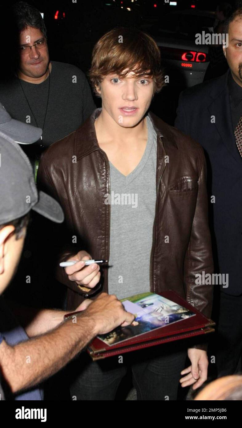 Chris Massoglia attends the 2009 Spike TV Scream Awards at the Greek ...