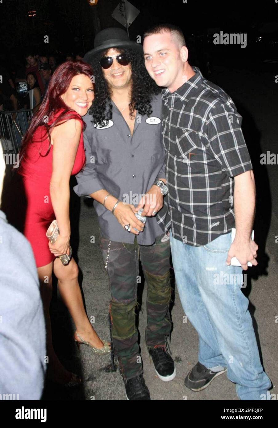 Slash attends the 2009 Spike TV Scream Awards at the Greek Theater in ...