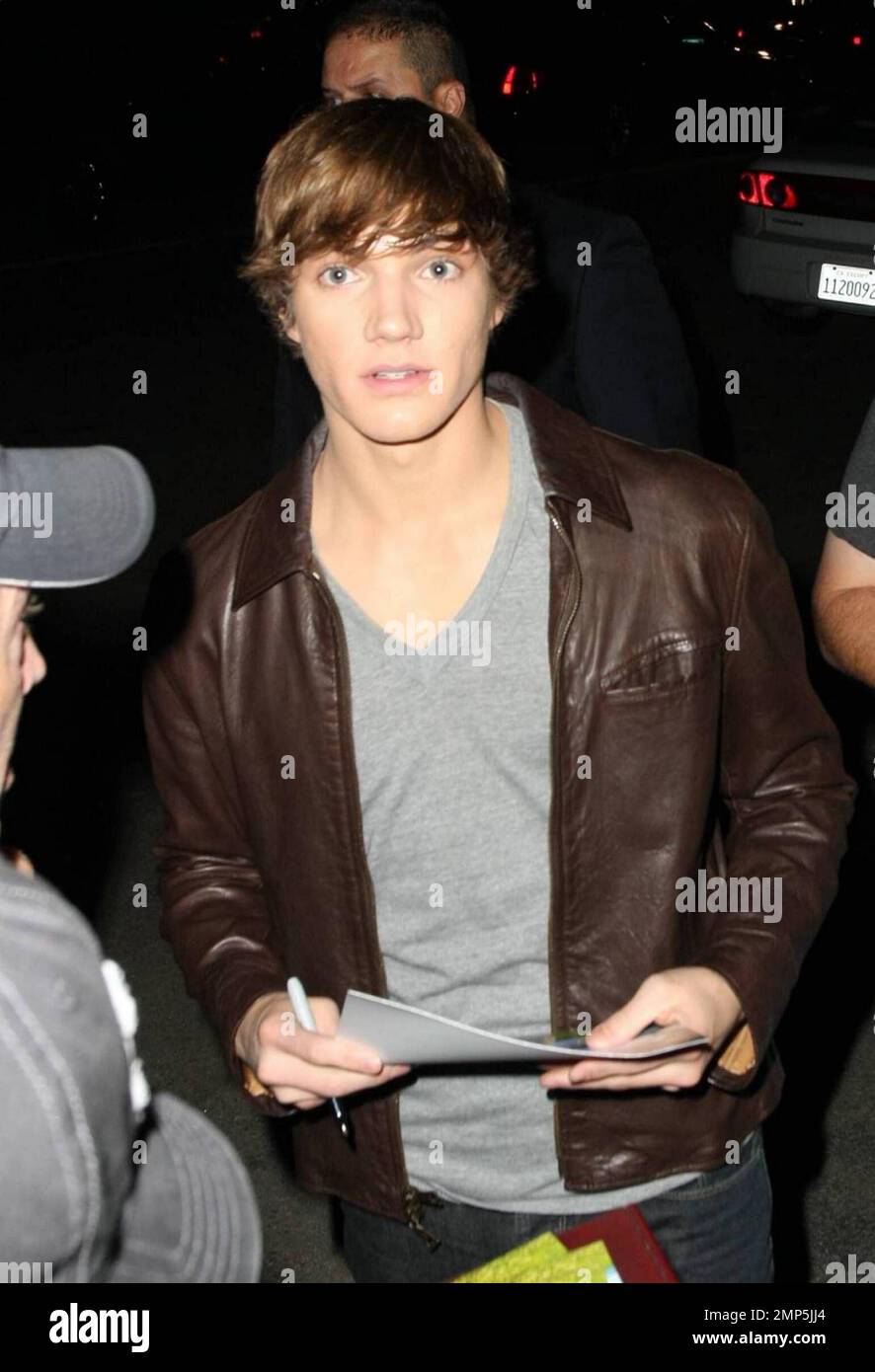 Chris Massoglia attends the 2009 Spike TV Scream Awards at the Greek ...