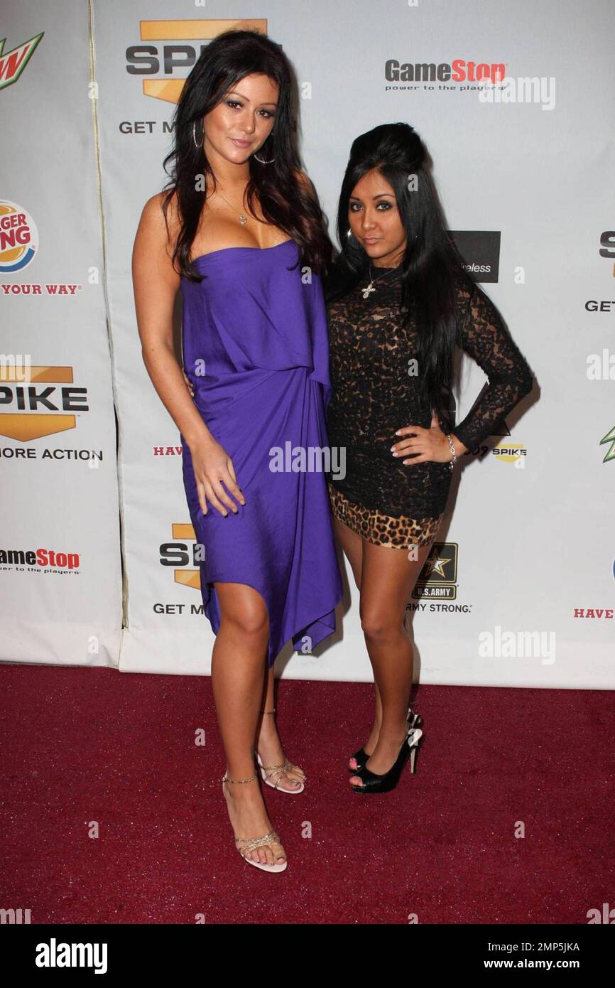Jenni "J-Woww" Farley and Nicole "Snookie" Polizzi of MTV's Jersey ...