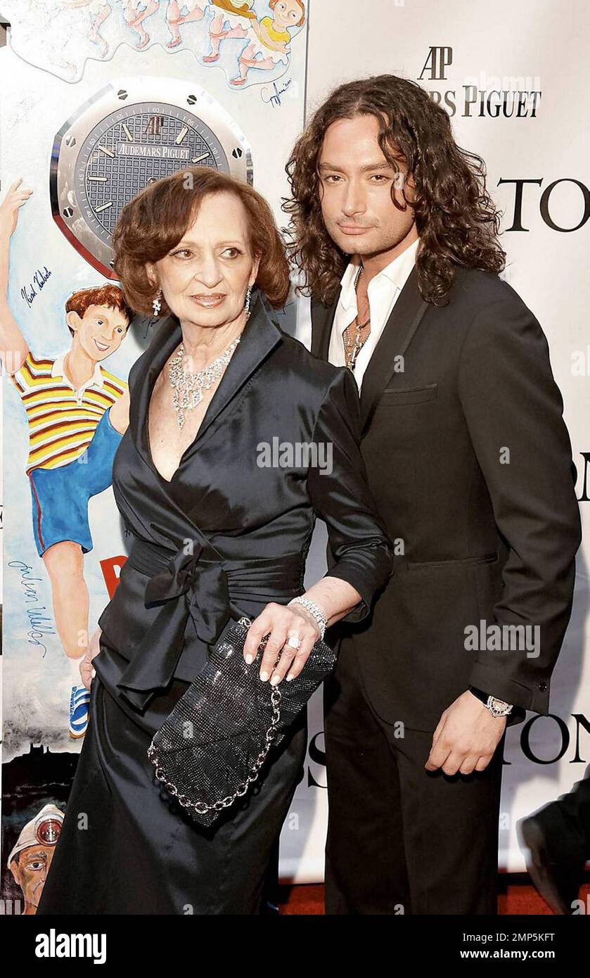 Constantine Maroulis and mother at the Tony Awards. New York, NY. 6/7 ...