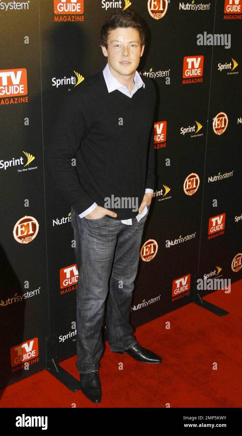 Cory Monteith at the TV Guide Hot List party at the SLS hotel in Los ...