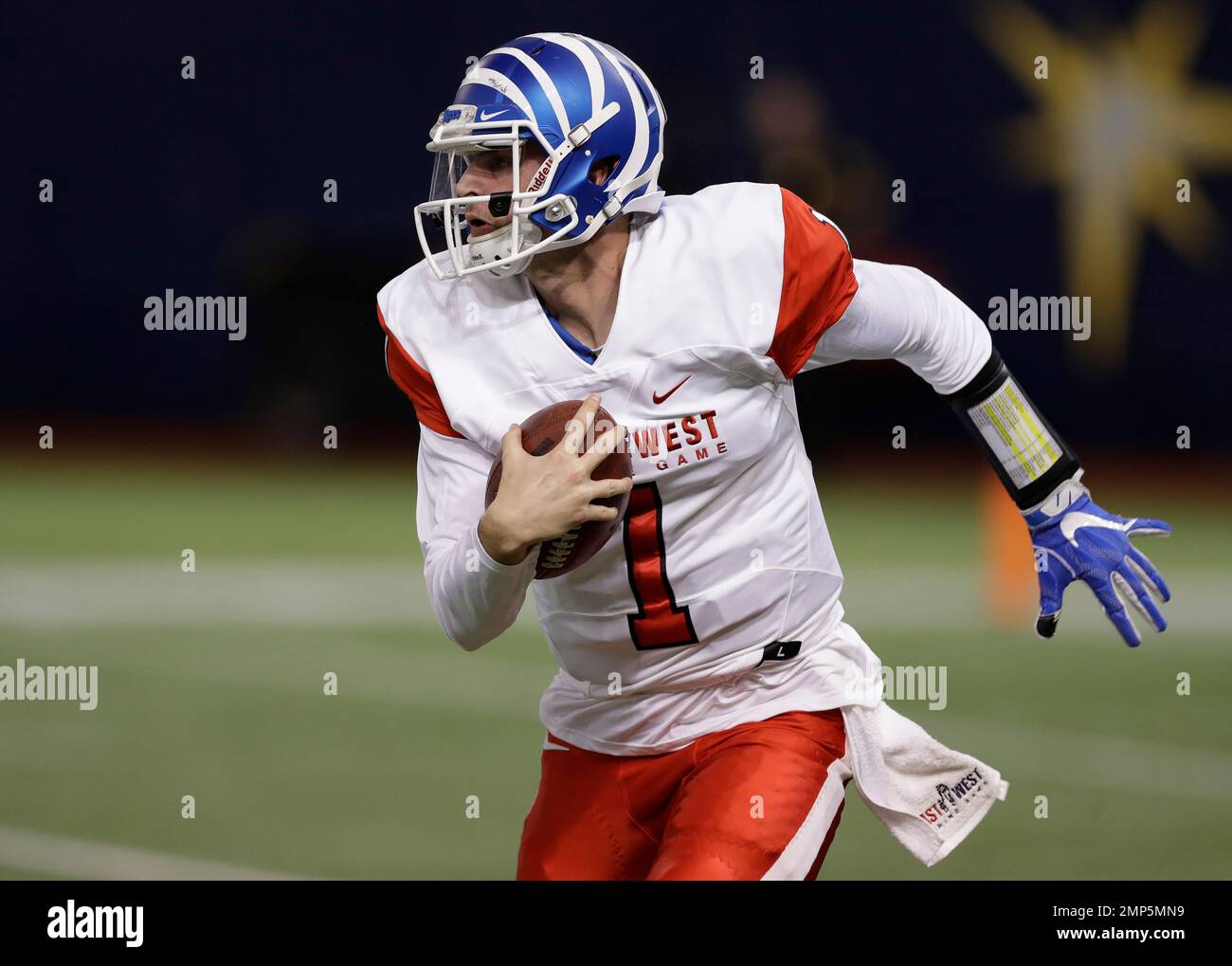 East quarterback Riley Ferguson during the second half of the East West ...